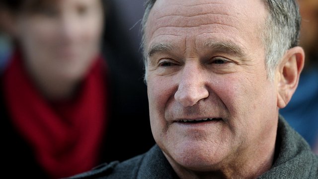 Robin Williams 'had form of dementia', says widow - BBC News