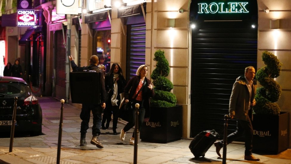Paris Shooting Witnesses Recount Panic And Horror Bbc News