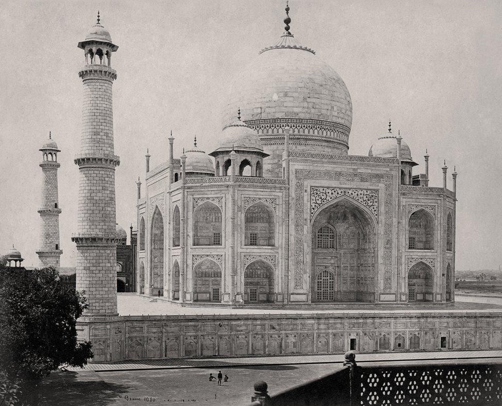 Taj Mahal,1866 : r/oldindia