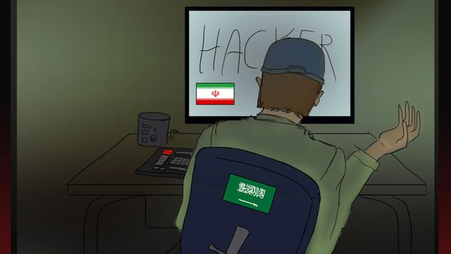 Iranian and Saudi hackers wage virtual war - BBC News