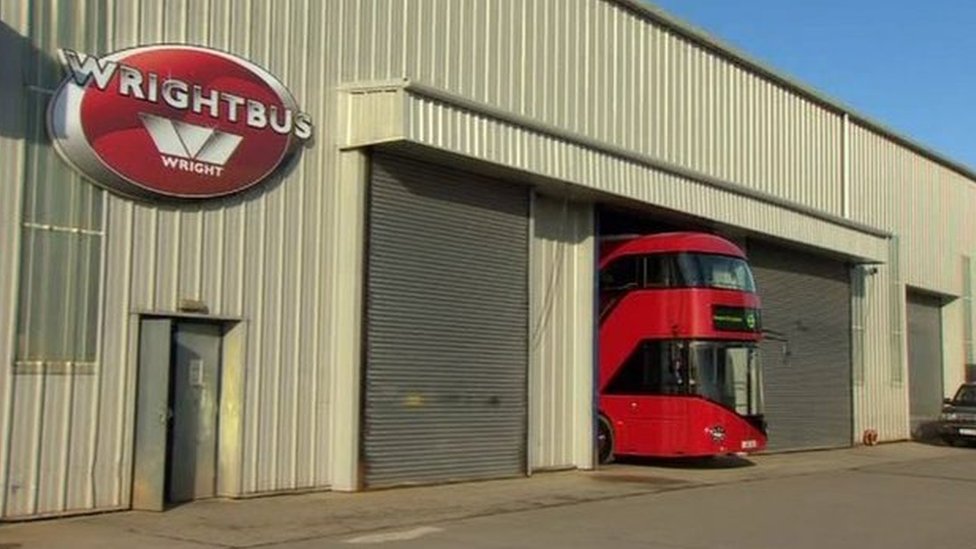 Wrightbus warns of a further 95 job cuts - BBC News