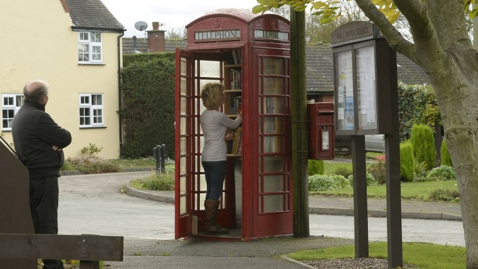 Phone Box Outside House