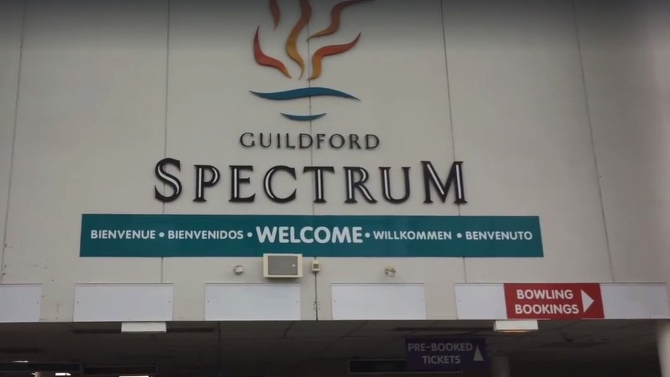 Leaking Guildford Spectrum leisure centre faces £80m rebuild - BBC News
