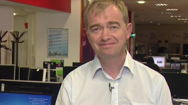 Tim Farron: 'I am absolutely in favour of equal access' - BBC News