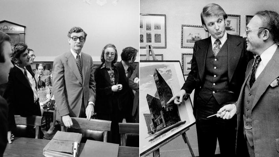 In pictures: Clinton and Trump through the years - BBC News