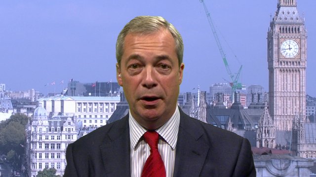 Farage on EU referendum: I support both 'out' campaigns - BBC News