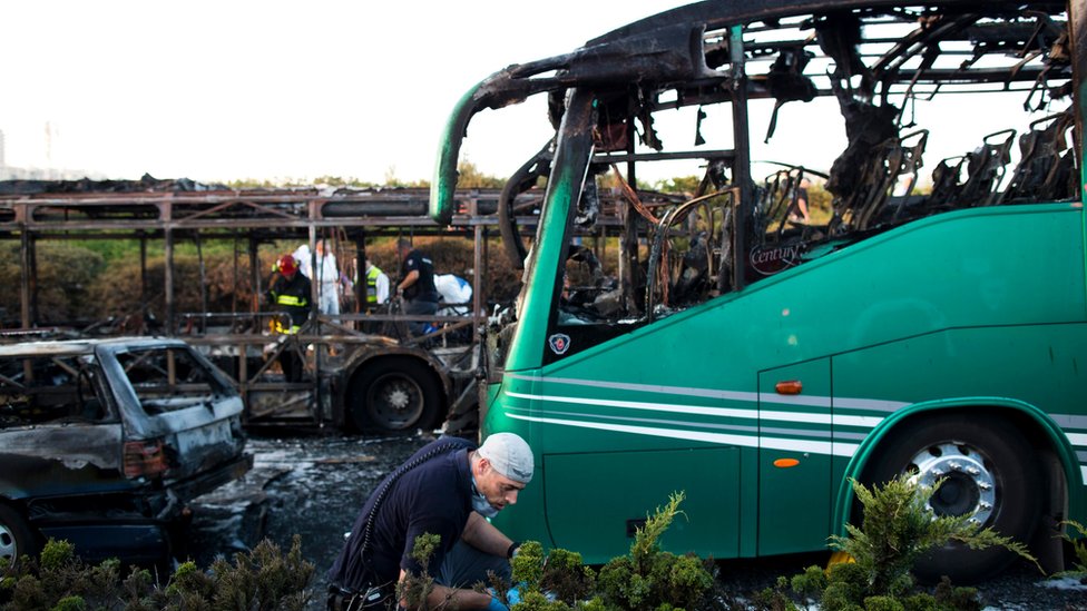 Footage shows aftermath of Jerusalem bus bombing - BBC News Footage shows aftermath of Jerusalem bus bombing - BBC News