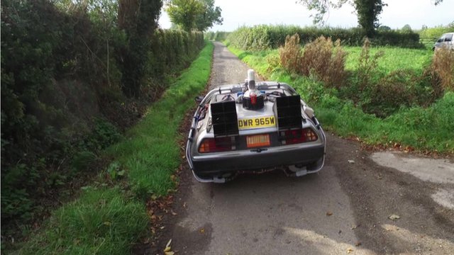 Back to the Future: Taking a ride in a 'time machine' - BBC News
