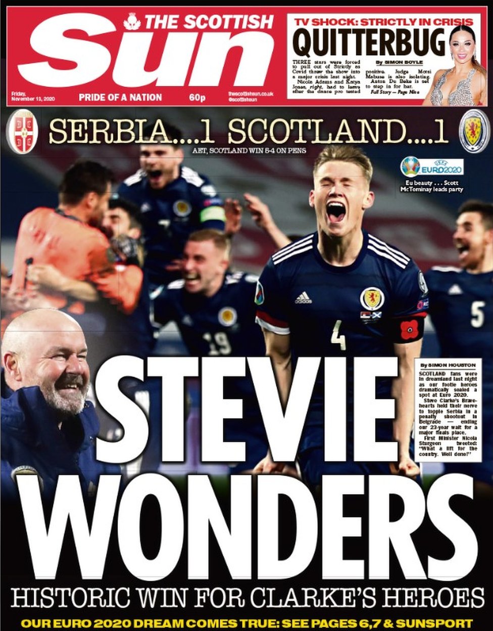 Scotland's papers: 'Last-gasp heroes' back in the big time - BBC News