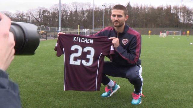 Perry Kitchen: Hearts a 'good fit' for new signing - BBC Sport