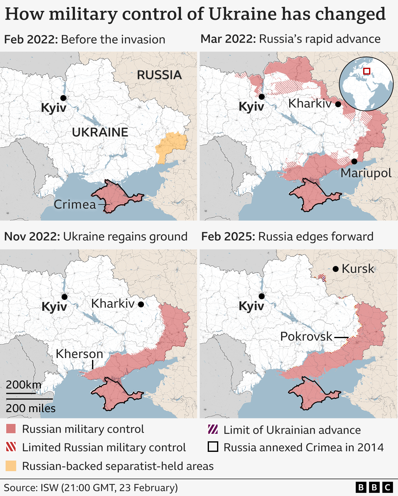 Map Showing Current Ukraine Mapporn