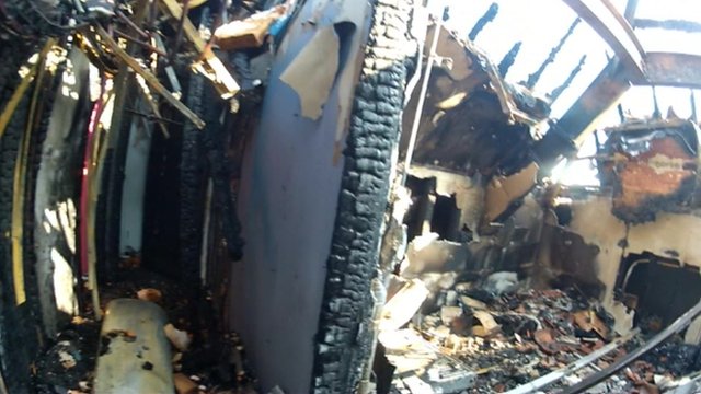 Bristol fire: Video of inside damaged Speedwell site emerges - BBC News