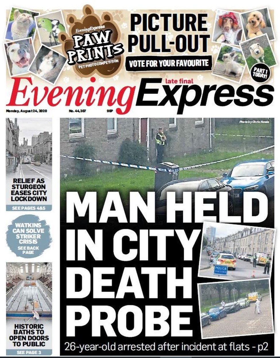 Scotland's papers: Facemask fears and 'tsunami' of cancer deaths - BBC News