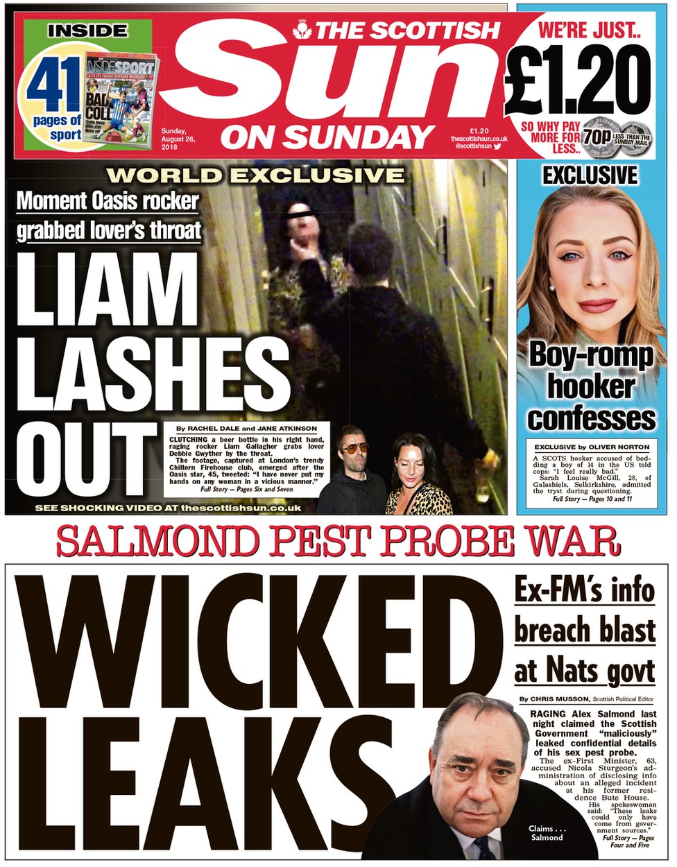 The papers: 'In the eye of the storm' - BBC News