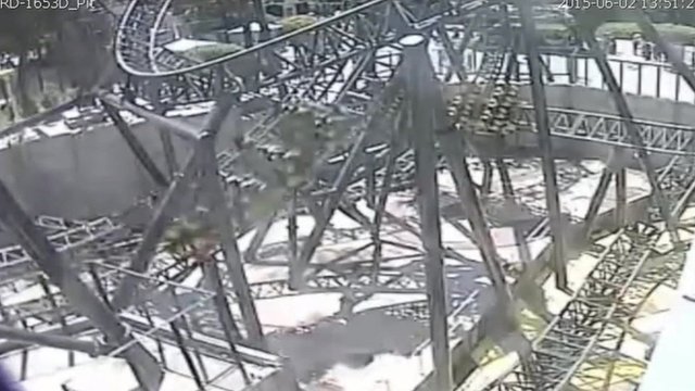 Alton Towers sentencing: CCTV reveals moment Smiler crashed - BBC News