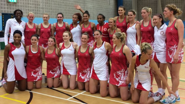 BBC Sport - Welsh Netball: Trish Wilcox positive after big loss to England