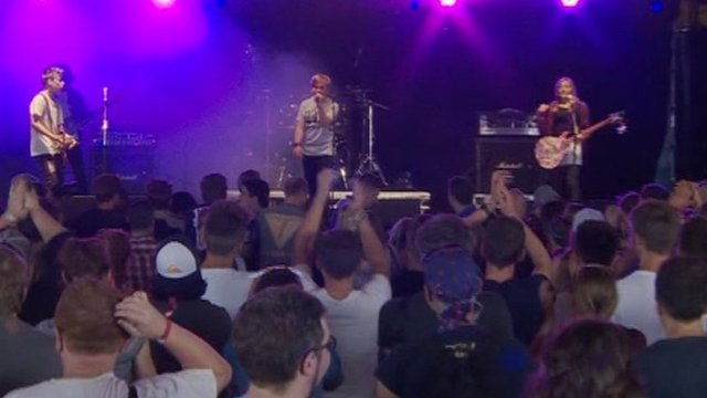 Mini Band play Reading Festival gig after 'surprise' revealed on TV ...