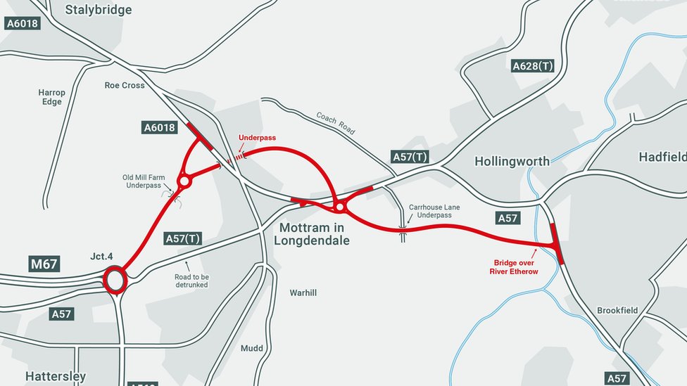 Work on £200m Mottram Pennine bypass 'could start in 2023' - BBC News