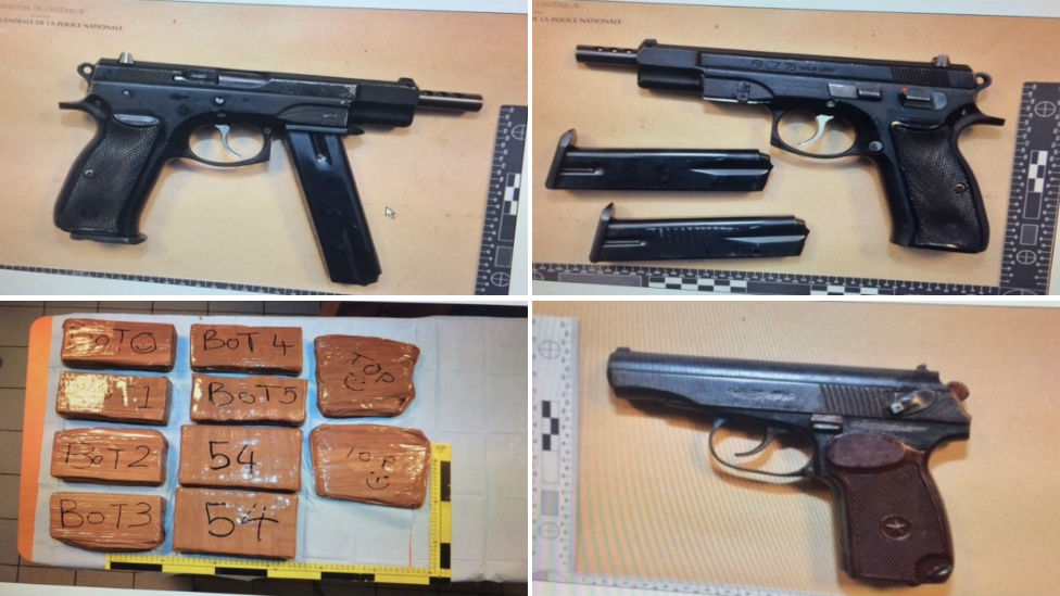Six men in court on firearms charges - BBC News