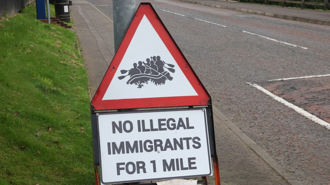 Illegal Immigration Sign