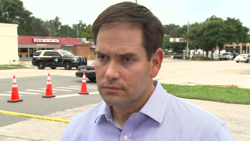 Rubio: Tougher gun control 'wouldn't have prevented attack' - BBC News