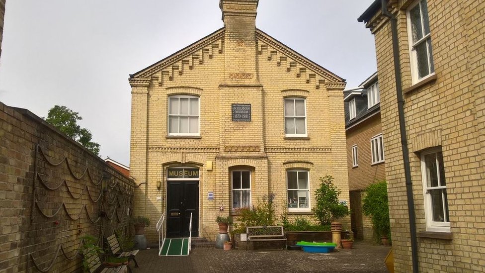 Statues: Royston Museum curator removes damage 'manual' tweets - BBC News