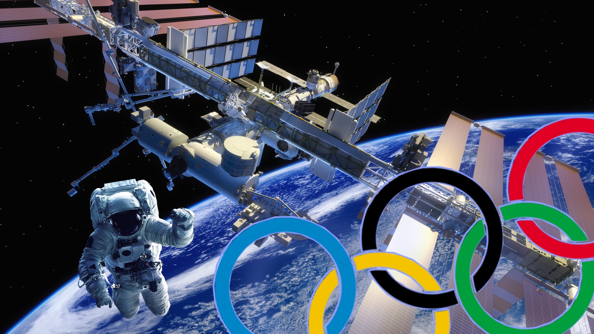 ISS astronauts take part in space Olympics - CBBC Newsround