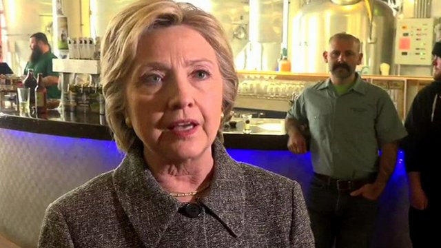 Hillary Clinton labels Donald Trump a 'political arsonist' - BBC News