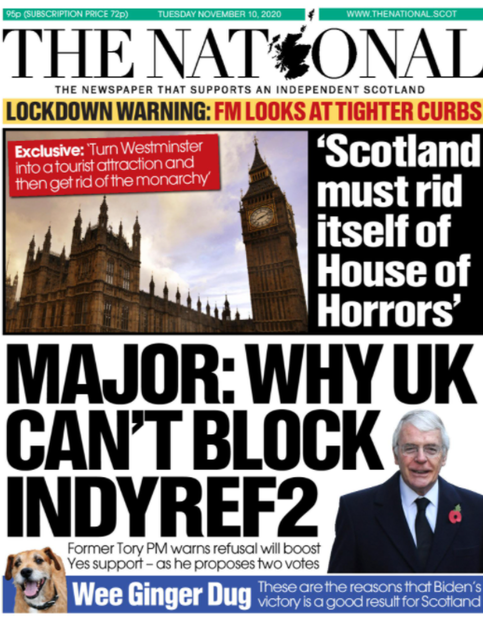 Scotland's papers: 'Hope at last' with vaccine breakthrough - BBC News