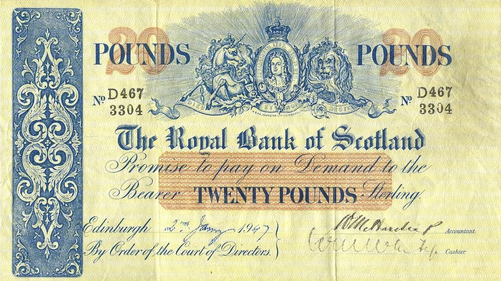 How Scotland changed the face of British banknotes - BBC News