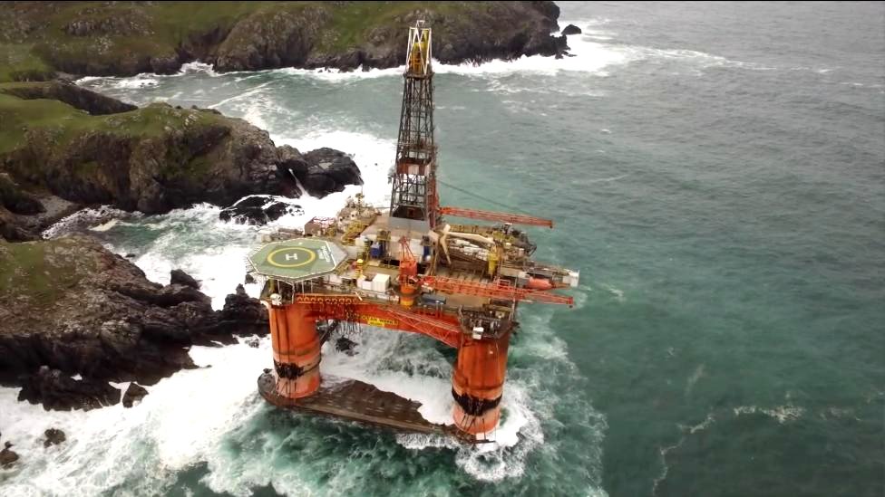 Over 50 tonnes of oil lost from rig but 'most evaporated' - BBC News