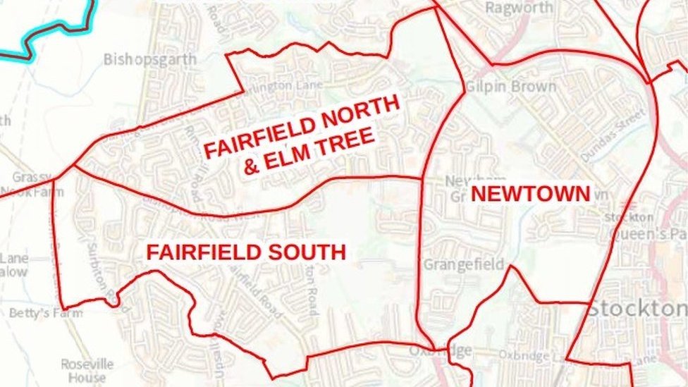 Map Stockton On Tees