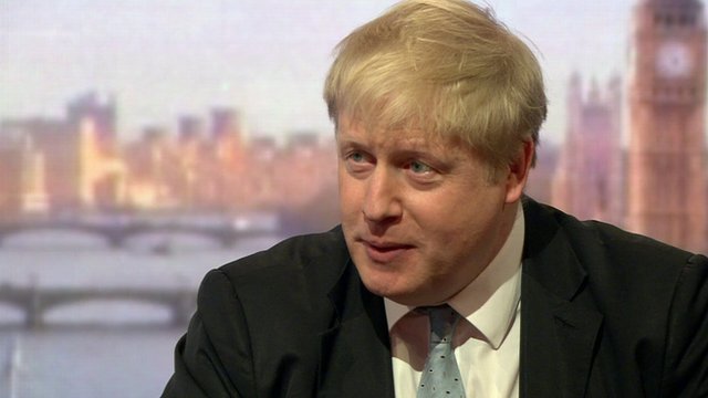 Boris Johnson: UK 'should take back control' - BBC News