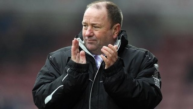 Gary Johnson on Cheltenham Town's 7-1 win at Halifax - BBC Sport