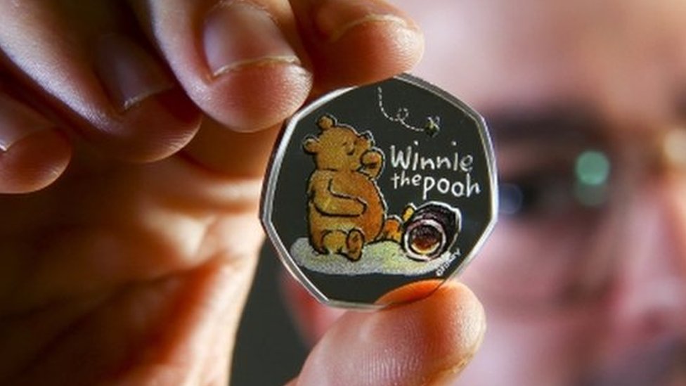 Winnie the Pooh: Special 50p coin launched by Royal Mint - CBBC Newsround