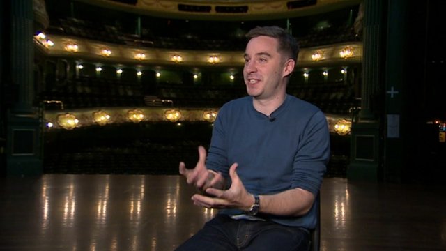 Playwright James Graham returns to Nottingham - BBC News