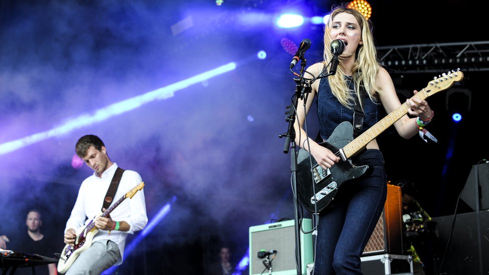 Wolf Alice cut their teeth in small venues - BBC News
