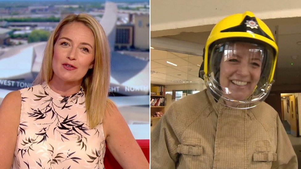 BBC presenter Beccy Barr to leave job to become firefighter - BBC News