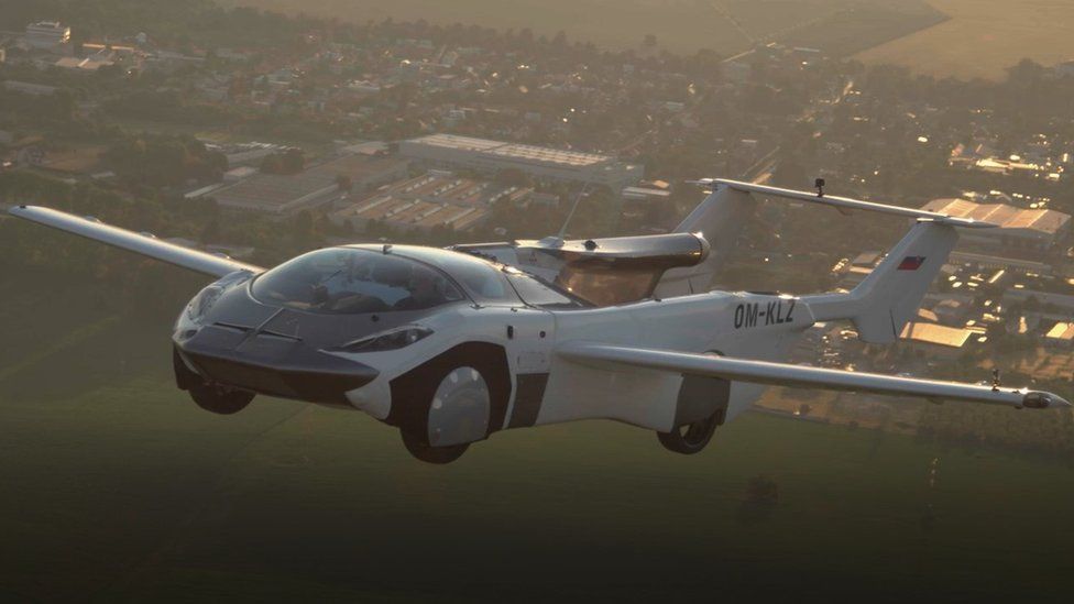 AirCar: Hybrid car-aircraft completes a 35 minute flight test - CBBC ...