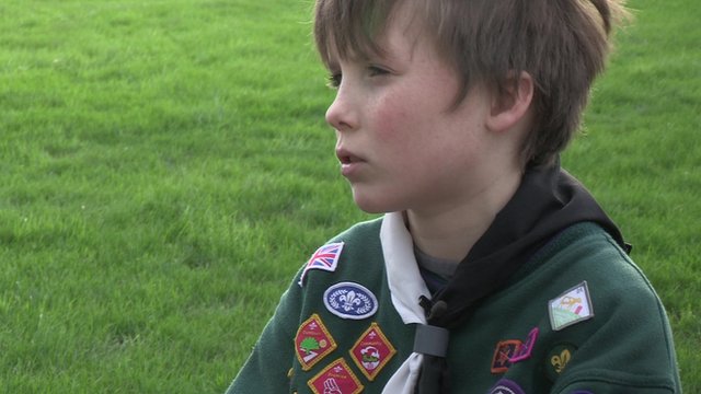 Tim Peake launches new science Scout badge - BBC Newsround