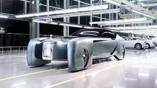 Rolls-Royce shows 'floating' future car - BBC News