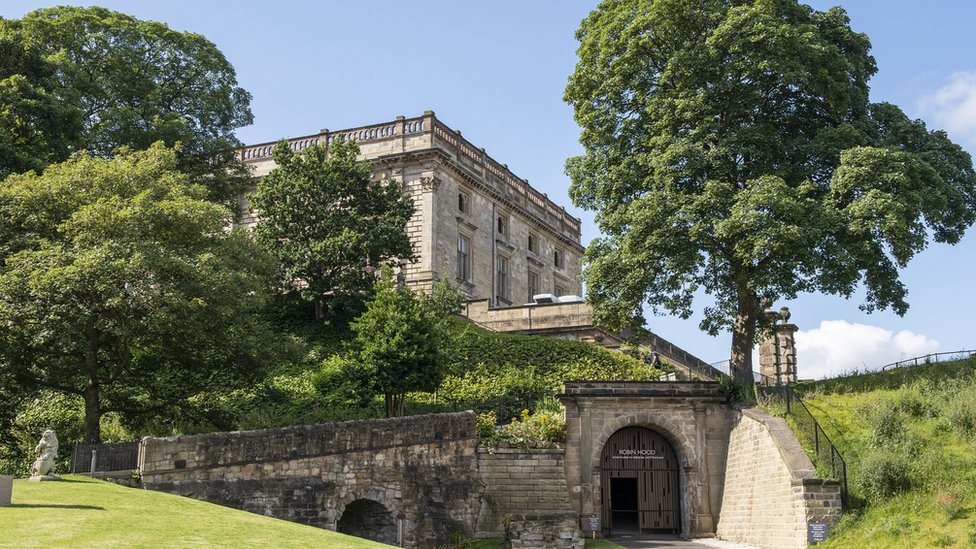 Nottingham Castle Museum Map Of Rome From Robin Hood To Stately Homes