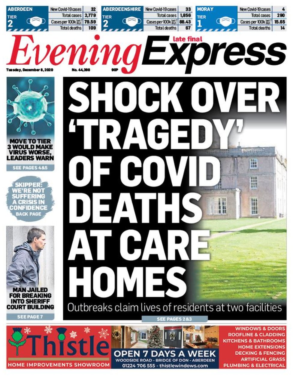 Scotland's papers: PM's Brussels showdown and 'Merry Vaxmas' - BBC News