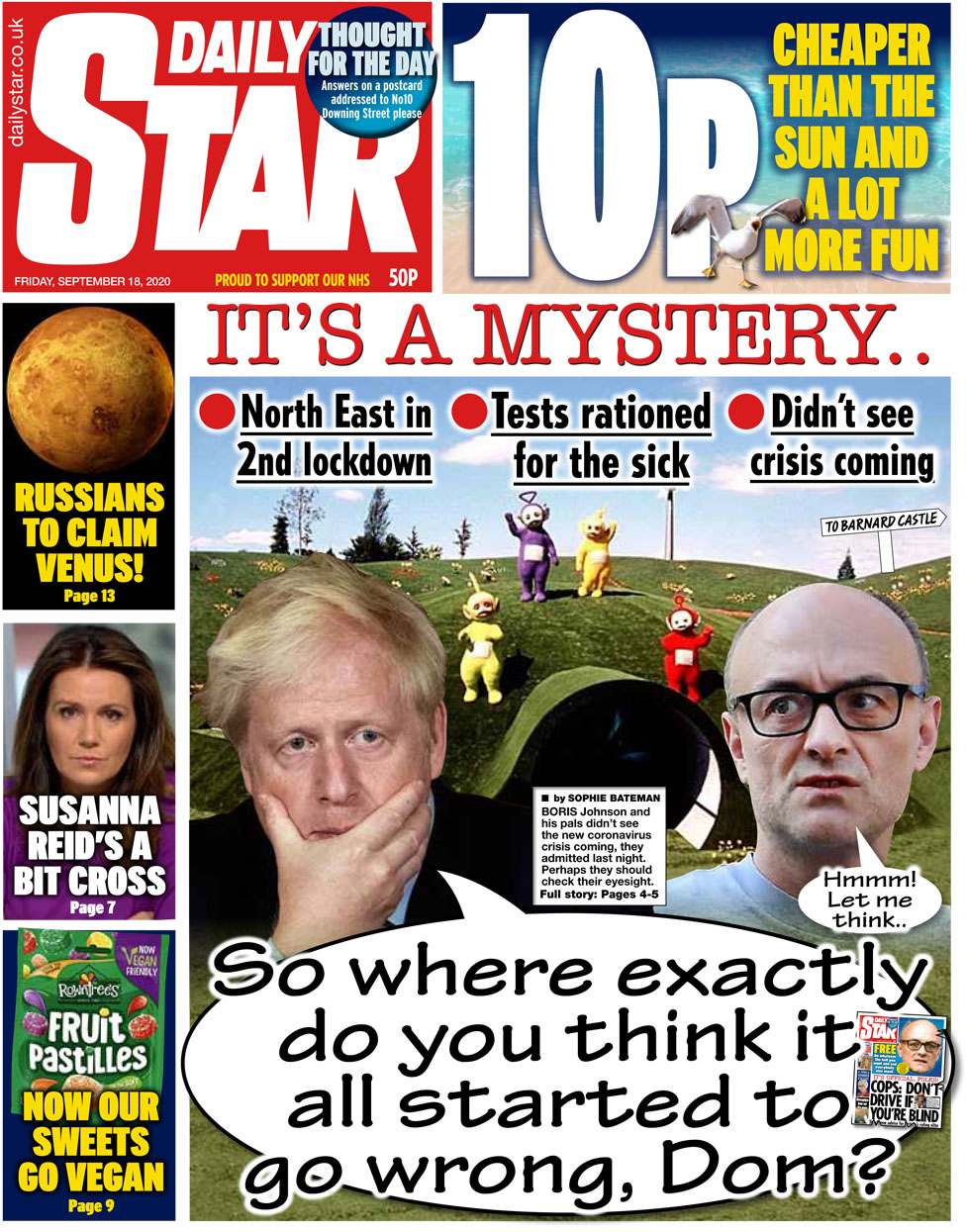 Newspaper headlines: Hospitals plan for second spike, and more testing ...