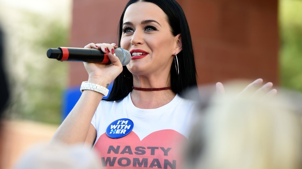 Katy Perry says 'revolution is coming' as Donald Trump is elected US ...