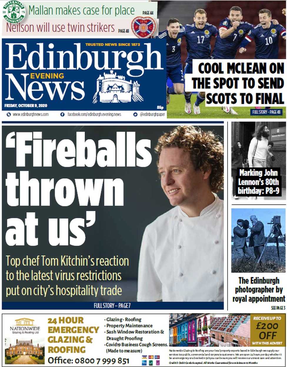 Scotland's papers: 'Shutdown shambles' and appeal to 'save Christmas ...