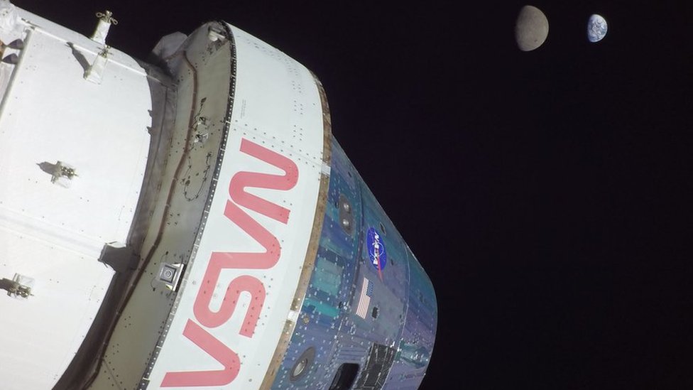 Artemis Orion capsule breaks distance record in space - CBBC Newsround