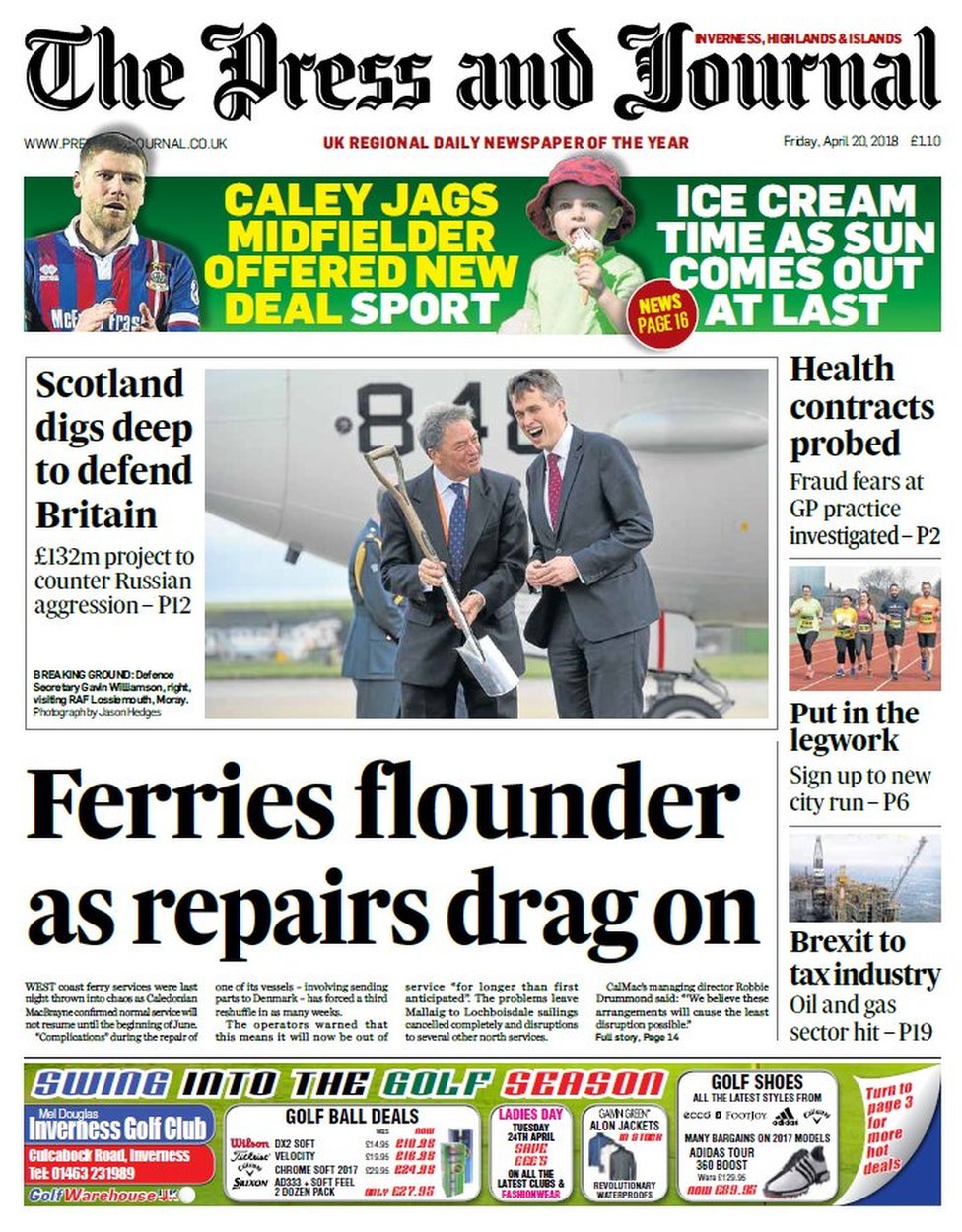 The papers: 'Bruising day' for Robison - BBC News