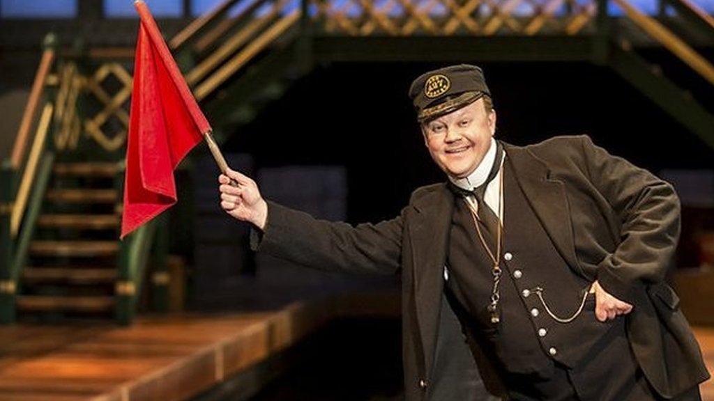 Justin Fletcher talks to BBC News about joining the cast of The Rai...