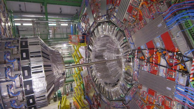 Hadron Collider: Inside one of Cern's particle detectors - BBC News